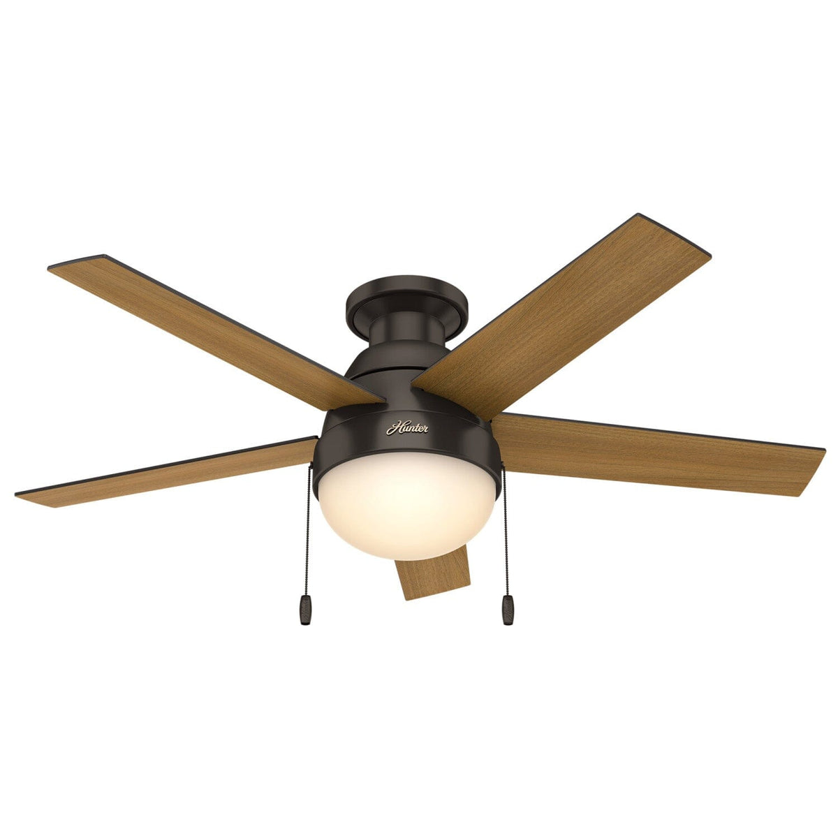 Hunter Anslee Low Profile with LED Light 46 inch – Hunter Fan Canada